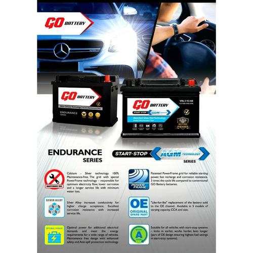 Jual Aki Mobil Kering Go Battery AGM Series VRL3 70-H6 70 AH - Kota Surabaya - Surabaya Battery ...