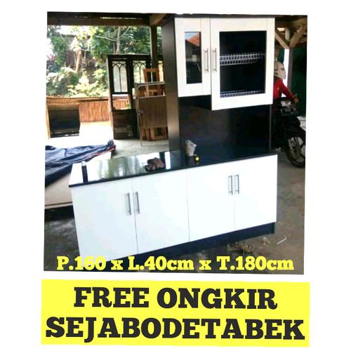 Jual lemari piring minimalis lemari dapur rak piring Only jabodetabek ...