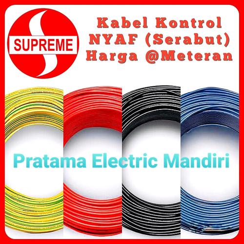 Jual SUPREME Kabel Serabut Cable NYAF 25mm NYAF 1x25mm @Meter Potongan - Hitam - Jakarta Barat ...