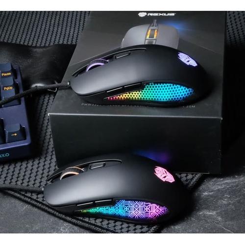Jual Rexus Mouse Gaming Arsa 12400 DPI - Polygon, Putih - Jakarta Utara ...