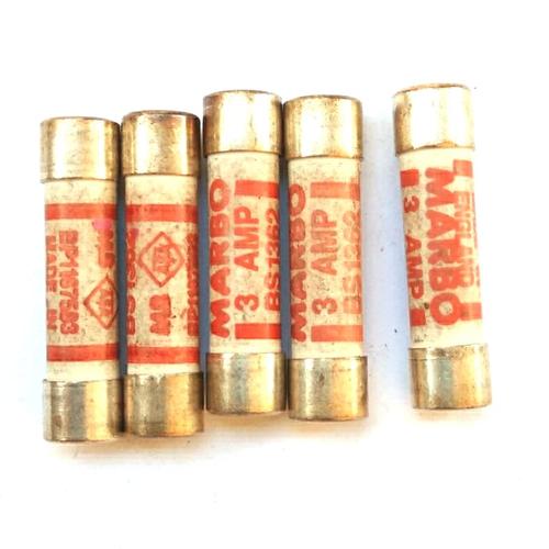 Jual FUSE 3A 250V SLOW BLOW keramic 25x6mm MARBO MADE IN ENGLAND - Kab ...