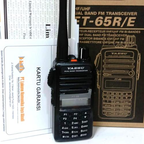 Jual HT YAESU FT-65RE DUALBAND - HT YAESU FT 65R DUALBAND ORIGINAL ...