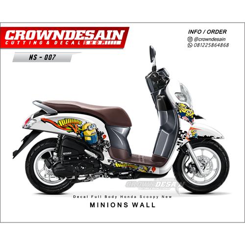 Jual Sticker Decal All New Scoopy - Minions Wall - Kota Surakarta ...