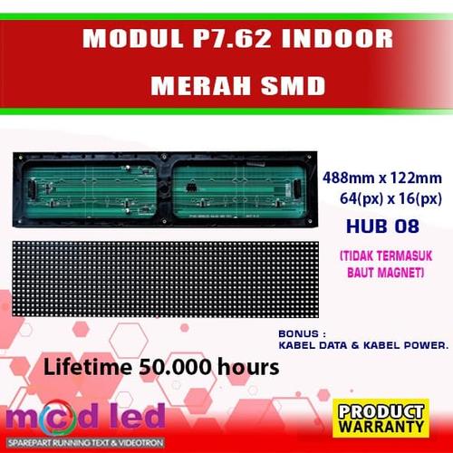 Jual MODUL LED PANEL RUNNING TEXT INDOOR P7,62 MERAH SMD - Jakarta ...