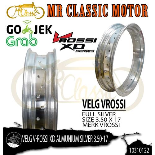 Jual Velg Motor Rossi XD Series 3.50 - 17 Silver Alloy 350-17 Custom ...