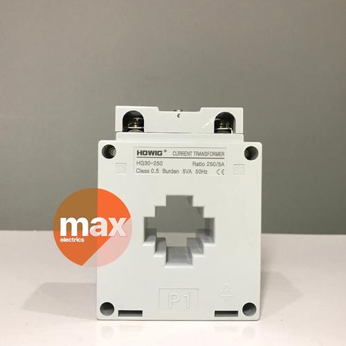 Jual CT HOWIG - HG30-250, 250/5A, Class 0.5, 5VA (Current Transformer ...