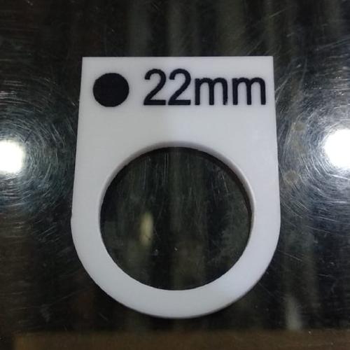 Jual Label Panel 22mm Pilot Lamp Push Button Emergency bisa grafir ...