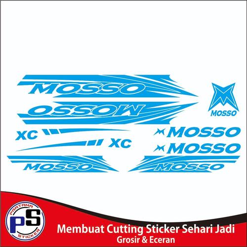 Jual Frame Sticker Decal Sepeda Mosso cutting - Custom - Kab. Pemalang ...