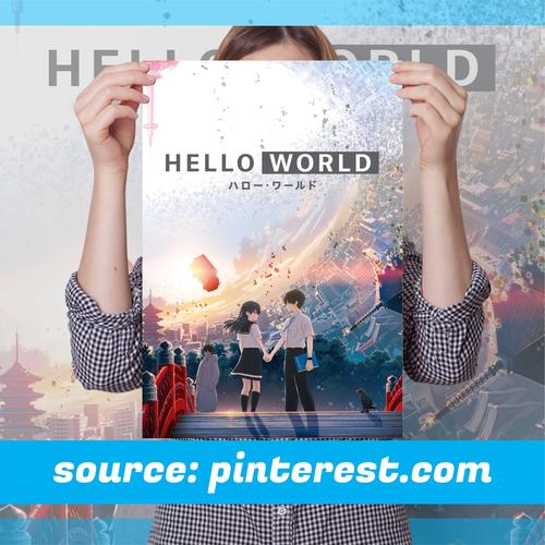 Jual Poster Anime Terlengkap A3 - Hello World - Kota Surakarta ...