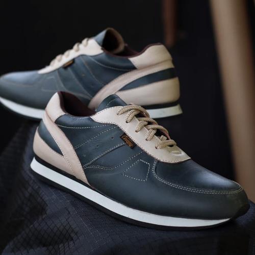 Jual Sepatu Sneakers Pria zumba Original cevany kulit asli - Hitam, 38 - Kota Bandung - mul ...