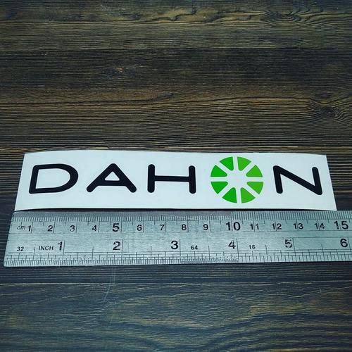 Promo Cutting Sticker Dahon Sepeda lipat 14cm Hitam bahan Oracal - Kota ...