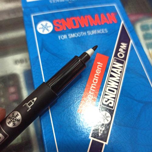 Jual Spidol Permanen Snowman OPM/12 - Jakarta Selatan - Maju Lestaria ...