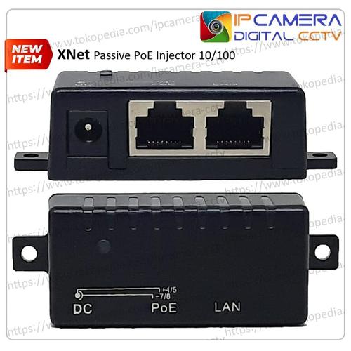 Jual POE Injector 12V 24V 48V 56V 10/100Mbps Single Port - Kab. Jember ...