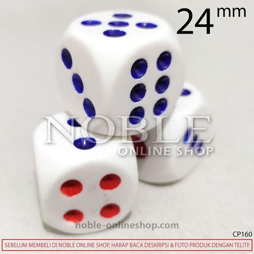 Jual Dadu 24 mm Putih Jumbo Toy Pelengkap Board Game Ular Tangga ...