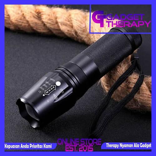 Jual TaffLED Lampu Senter Cree T6 Super Terang 5000LM Zoomable Sepeda ...