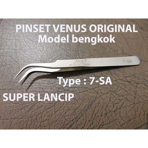 Jual pinset bengkok super lancip merk VENUS type 7-SA original ...