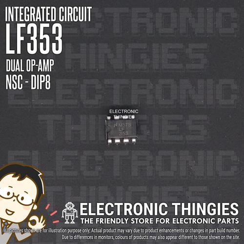 Jual LF353N NSC DIP8 LF353 Dual JFET Op-Amp - Kota Cimahi - Electronic Thingies | Tokopedia