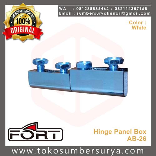 Jual Engsel Panel / Engsel Pintu Panel Putih AB-26 / AB26 (89X14) Fort ...