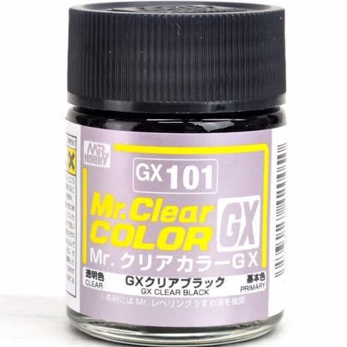Jual Mr Color GX101 Clear Black - Mr Hobby Gundam Model Kit Airbrush GX ...