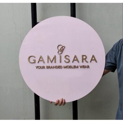 Jual CUSTOM LOGO SIGNAGE KAYU 60CM / BISA CUSTOM LOGO SIGN - Jakarta ...