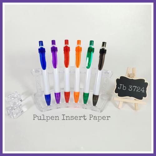 Jual pulpen plastik/pulpen insert kertas jb 3724 - Jakarta Barat ...