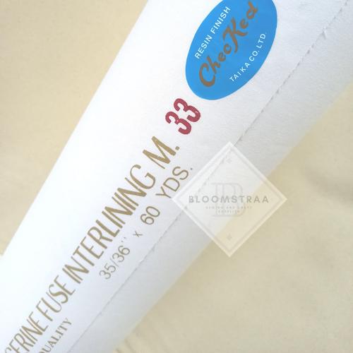 Jual Staflex M33 Tangerine Staplek M 33 0.5m Fusible Interlining Kain ...