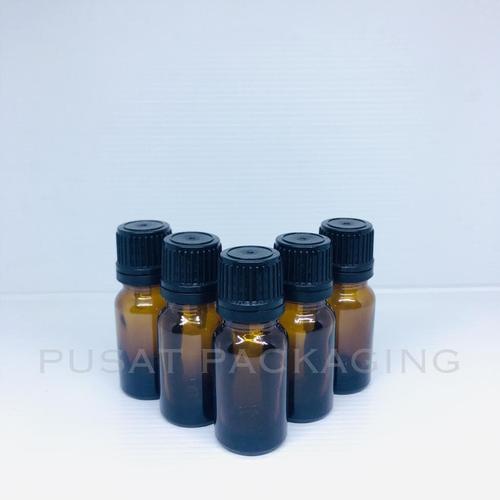 Jual Botol Kaca Filler 10ml Amber Coklat Tutup Hitam Segel Essential Oil - Kota Bandung - Pusat ...
