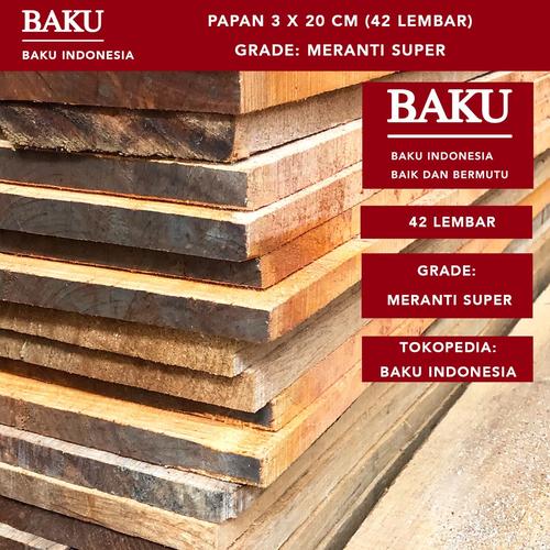 Jual Kayu Papan 3 x 20 Meranti Super (42 lembar) - Kota Tangerang ...