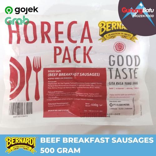 Jual BERNARDI HORECA BREAKFAST SOSIS SAPI 500 GRAM - Kota Bandung - Gunung Batu Frozen Food ...