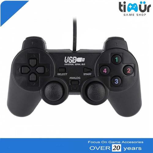 Promo Joystick Gamepad USB Joypad Stik Stick Dual Shock Komputer PC ...