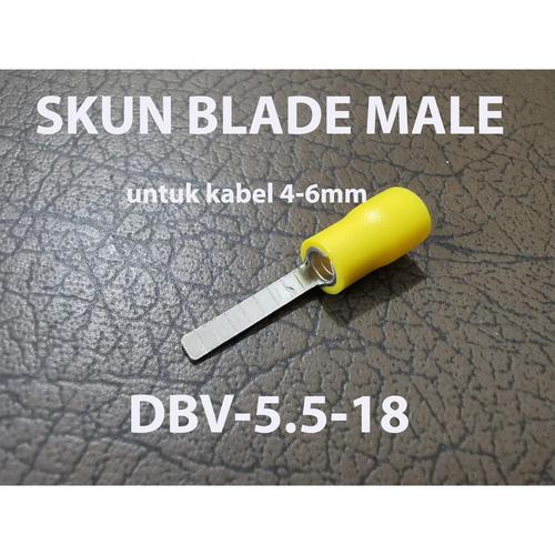Jual Skun BLADE TERMINAL DBV-5.5-18 ( KUNING ) - skun kabel cowo - soket - Jakarta Pusat ...