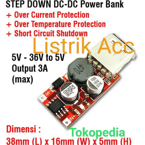 Jual Stepdown DC to DC / Step Down DC 5V / Alat menurunkan tegangan dc ...