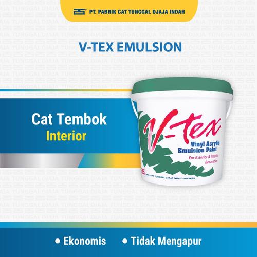 Jual CAT TEMBOK VTEX 1 KG WARNA STANDART - TIDAK MENGAPUR - V29 ...