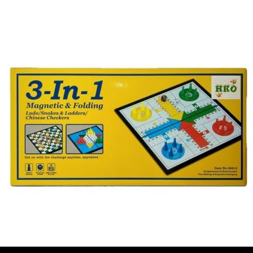 Jual mainan magnetic board Ludo 3 in 1 ular tangga halma ludo - Jakarta ...