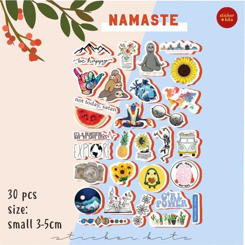 Jual Namaste Pack - Sticker Tumblr Aesthetic [FREE GIFT] // BISA CUSTOM ...