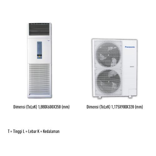 Jual AC Panasonic Floor Standing 5pk 5 pk New Edition Garansi Resmi ...