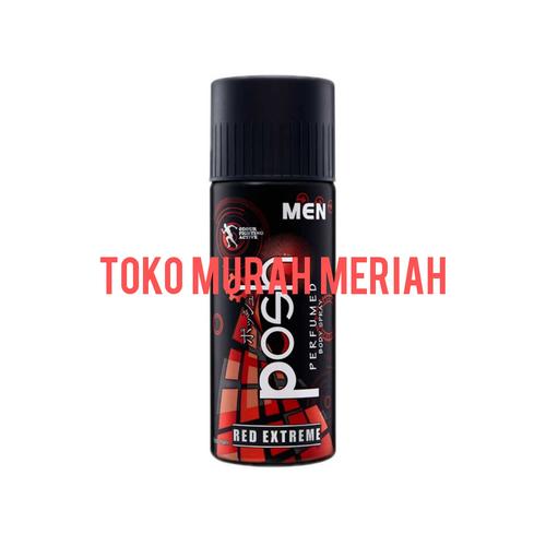 Jual POSH MEN BODY SPRAY RED EXTREME 150ML - Kota Surabaya - toko murah ...