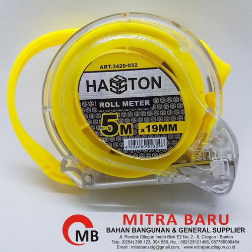 Jual Rol Meteran HASSTON PROHEX Rol Meter Transparan 5m x 19mm 3420-032 ...