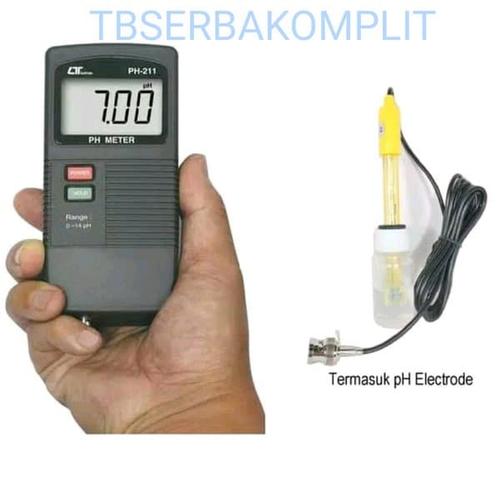 Jual Lutron PH-211 Pocket Type PH Meter Plus PE-03 PH Probe Electrode Alat - Jakarta Utara ...