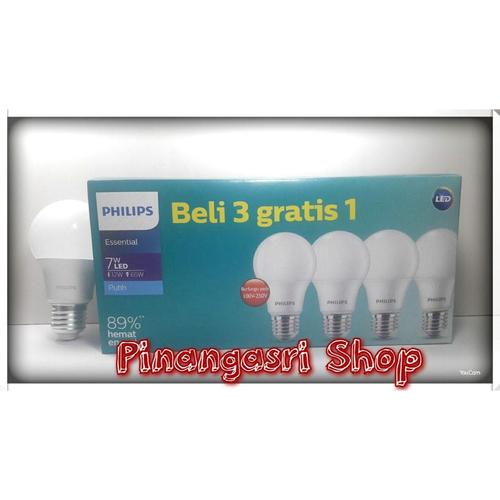 Jual Paket led Philips Essential 3 5 7 9 11 13 w Multipack 3w - 13w ...