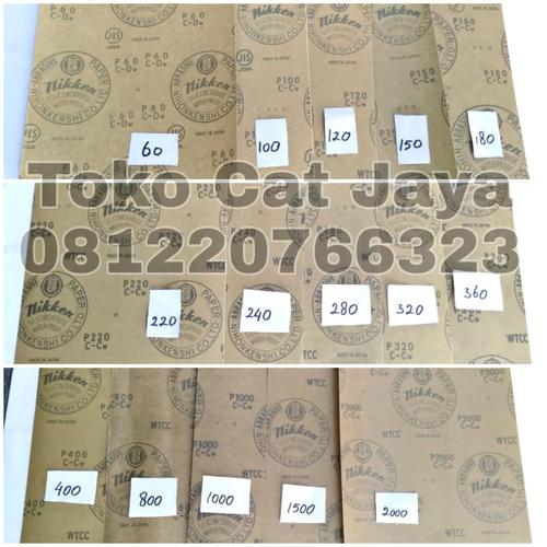Jual Amplas NIKKEN WATERPROOF / Permukaan Halus / 1000 1500 2000 - 2000 ...
