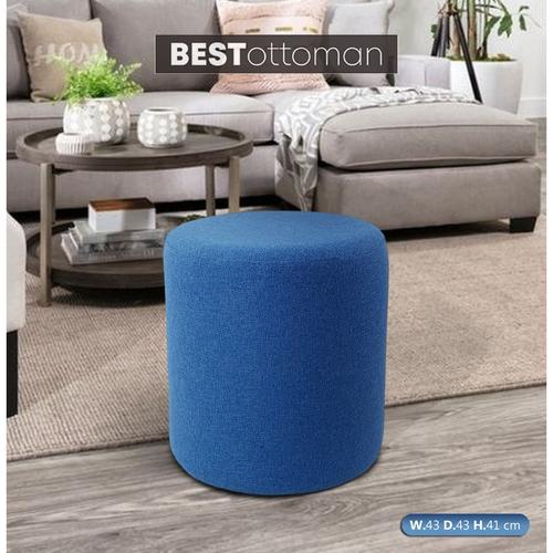 Jual Ottoman Pouf Premium Kualitas Kain Biru - Kab. Bandung ...