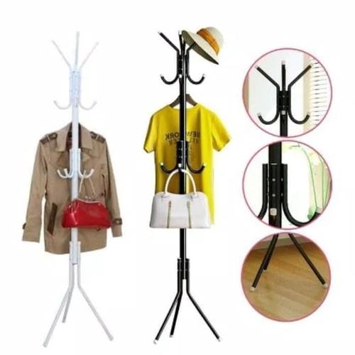 Jual Stand Hanger / Gantungan Tiang Berdiri / Hanger Gantungan Baju Tas ...