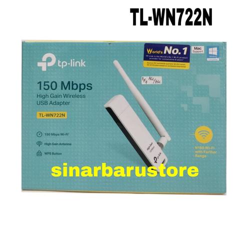 Jual PENGUAT SINYAL WIFI "TP-LINK" TL-WN722N WIRELESS USB ADAPTER MURAH ...