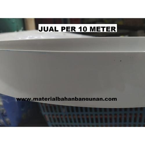 Jual Tako Lis Finishing HPL TACO Putih Kilap Tebal 1 mm Lebar 4 cm 10 ...