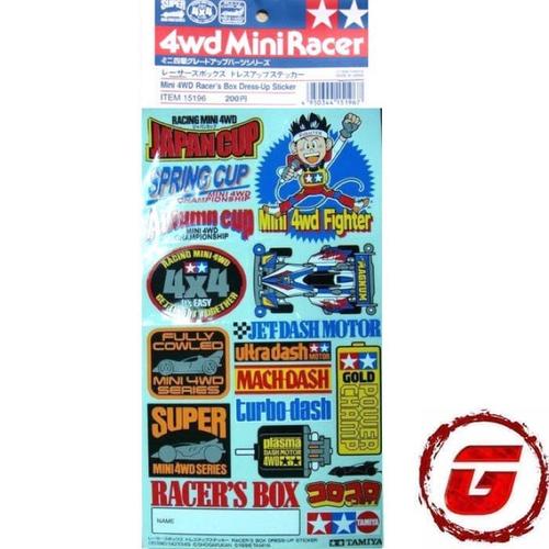 Jual TAMIYA 15196 RACER'S BOX DRESS UP STICKER - Jakarta Barat - TAMIYA ...