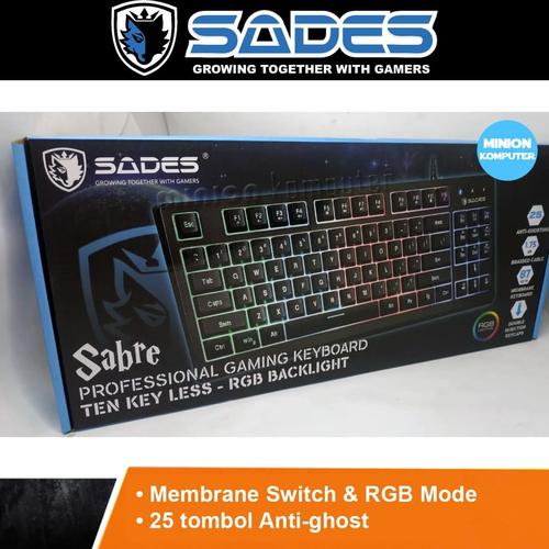 Jual Sades Sabre TKL RGB Gaming Keyboard - Putih - Kota Kediri - Minion ...