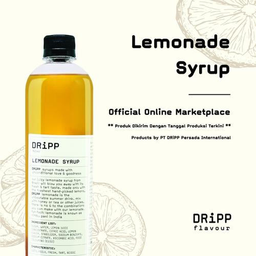 Jual DRiPP Lemonade Syrup (Sirup Rasa Lemon) - Kota Tangerang - DRiPP ...