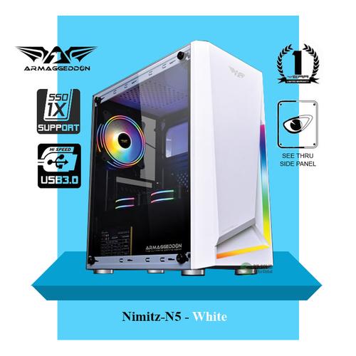 Jual Casing Armageddon Nimitz N5 Aurora - Micro ATX - White Edition ...
