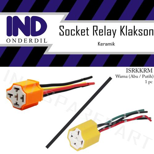 Jual Socket-Soket Relay-Riley-Rilei Klakson 4 Kaki-Kabel Keramik ...